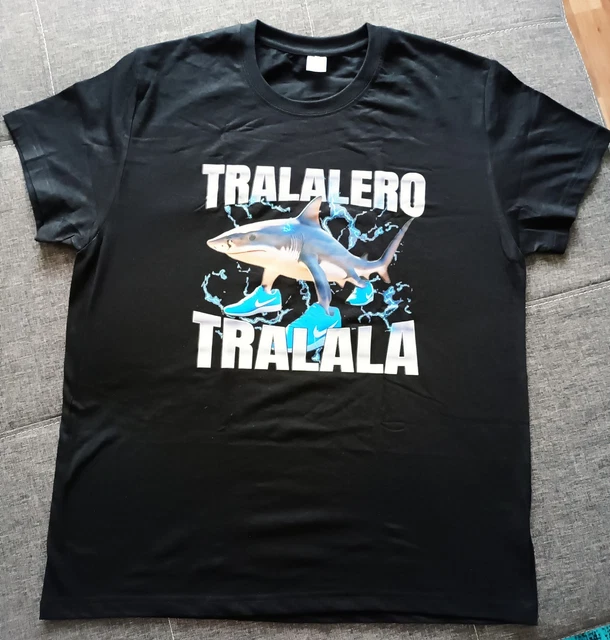 TRALALERO TRALALA T-SHIRT Gr. L Italian Brainrot EUR 10,00 - PicClick DE
