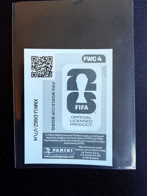 2026 PANINI FIFA World Cup Sticker FWC 4 We Are FIFA 26 Hologram £3.62 ...