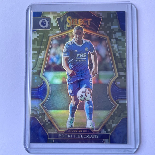 PANINI PREMIER LEAGUE Select 2022-23 Youri Tielemans Tye colorante /49 Prizm soppalco EUR 1,15 ...