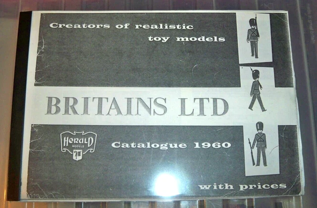 BRITAINS CATALOGUE 1960 with Herald ranges and prices - sought after ...