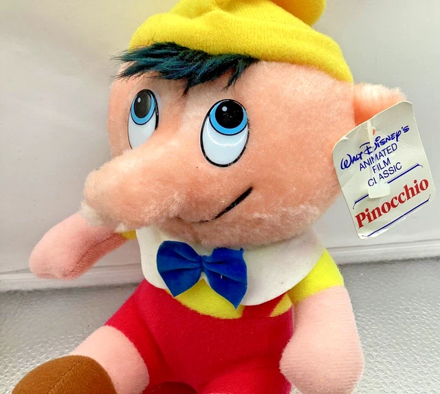 VINTAGE PINOCCHIO PLUSH Stuffed Doll Walt Disney's Film Classic NWT 85 ...