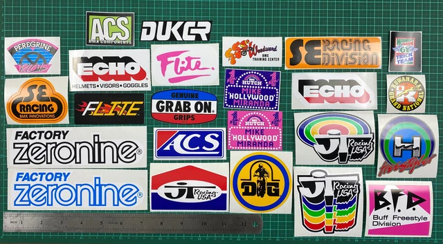 OLD SCHOOL BMX decals stickers ....LIMITED.... sticker bomb pack 1 ...