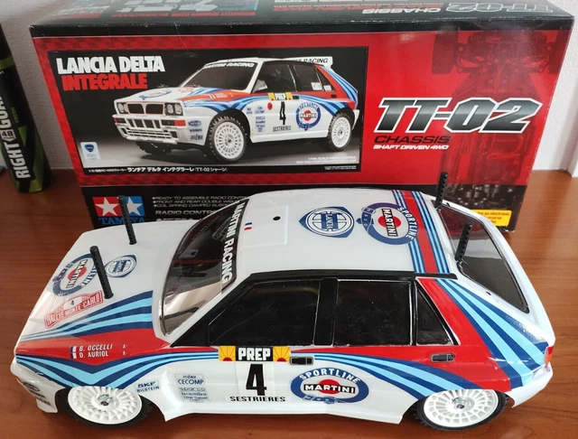 TAMIYA RC Lancia Delta Integrale TT-02 Chassis £75.00 - PicClick UK