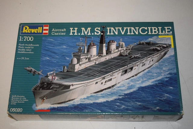 REVELL 05020 HMS Invincible Aircraft Carrier 1:700 NEU OVP EUR 17,95 ...