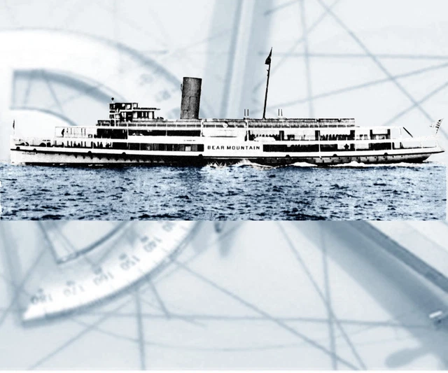 MODEL BOAT PLANS 42" Excursion paddle steamer R/C F/S Printed Plan ...