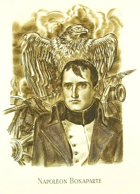 NAPOLEON BONAPARTE PER Albert Decaris Engraving On Copper 52 CM £49.62 ...