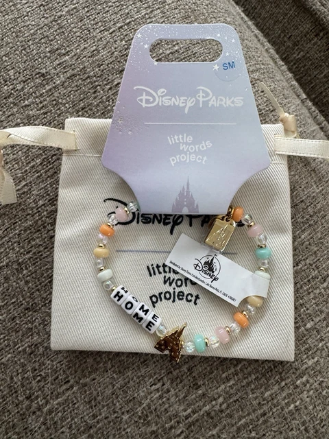 DISNEY PARKS 2025 Little Words Project Bracelet Home Magic Kingdom ...