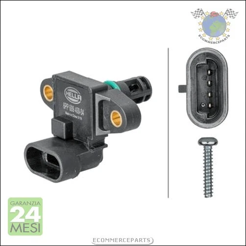 SENSORE PRESSIONE COLLETTORE aspirazione Hella per FIAT SEICENTO ...