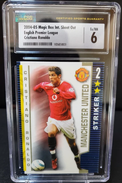 2004-05 MAGIC BOX Int. Shoot Out Cristiano Ronaldo CSG 6 $250.00 - PicClick