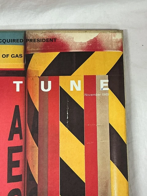 FORTUNE MAGAZINE NOVEMBER 1969 Utilities in Bind, Running Out of Gas ...