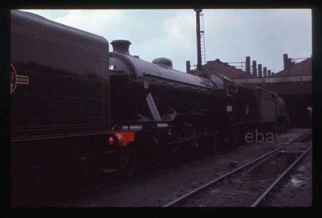 UNISSUED COLOUR RAIL slide - ex LNER 63968 on shed at Doncaster. £1.29 ...