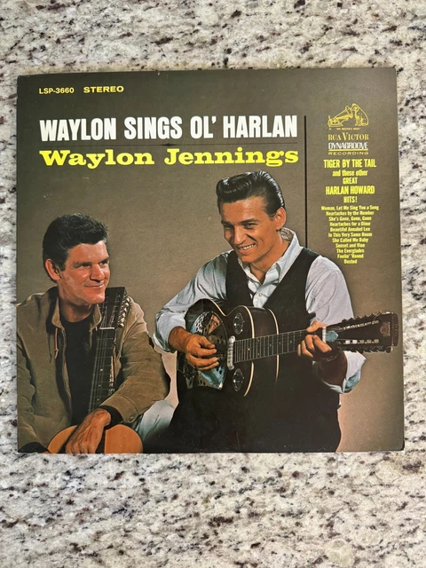 WAYLON JENNINGS - Waylon Sings Ol' Harlan OG Vinyl LP, RCA Records ...