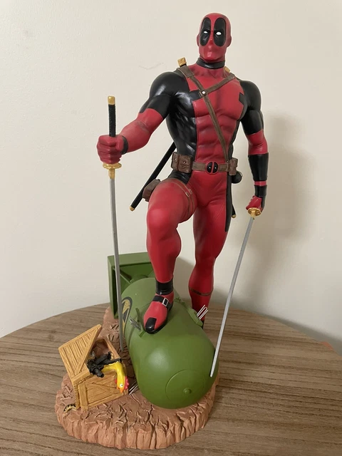 DEADPOOL 1/6 STATUE atom bomb xforce marvels xmen Statue Limited ...