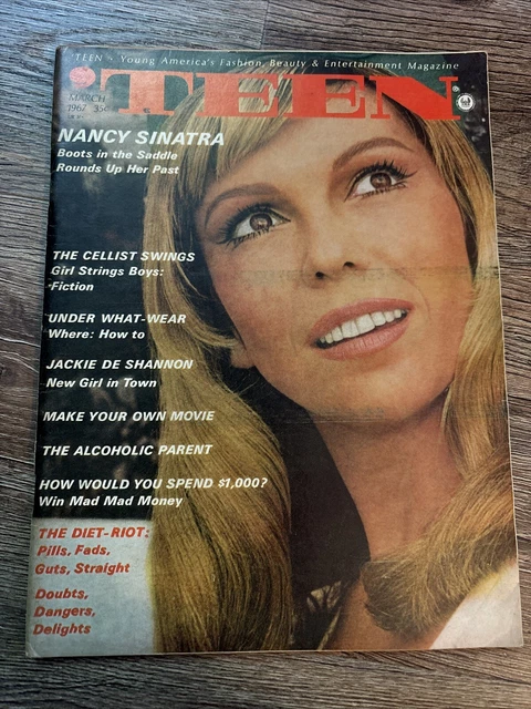 VINTAGE TEEN MAGAZINE March 1967 Nancy Sinatra - T911 £15.36 - PicClick UK