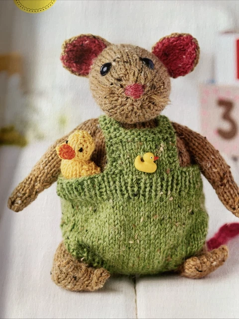 KNITTING PATTERN 1646 Peter Mouse Duckling In DK Yarn Cute Soft Toy £3. ...