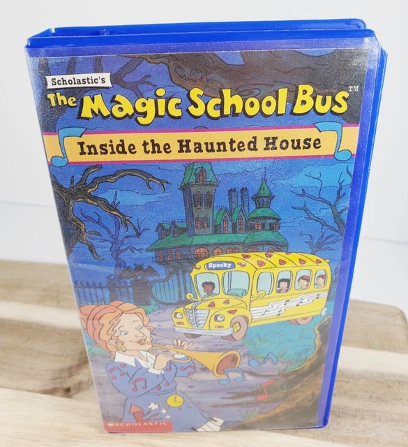 THE MAGIC SCHOOL Bus Inside The Haunted House VHS Scholastic Clamshell ...