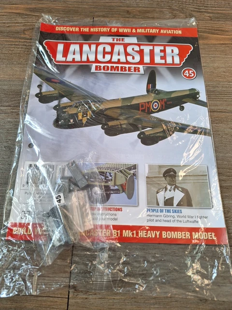 BUILD THE LANCASTER Bomber Model Sealed Magazine Issue 45 Hachette Rare ...