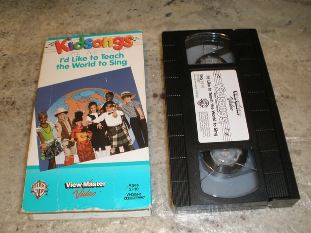 KIDSONGS VHS TAPE I'd Like To Teach The World To Sing £12.31 - PicClick UK