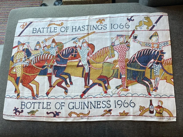 GUINNESS 1966 RARE Collectibles Towel Battle Of Hastings £496.30 ...
