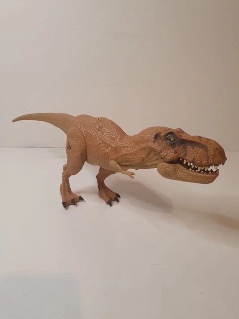 JURASSIC WORLD T Rex Tyrannosaurus Rex Toy Chomping Jaws Hasbro ...