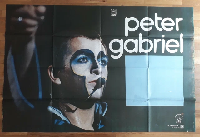 PETER GABRIEL - french concert poster Plays Live - 1983 - original ...