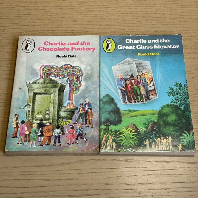 ROALD DAHL CHARLIE CHOCOLATE FACTORY, GREAT GLASS ELEVATOR Puffin ...