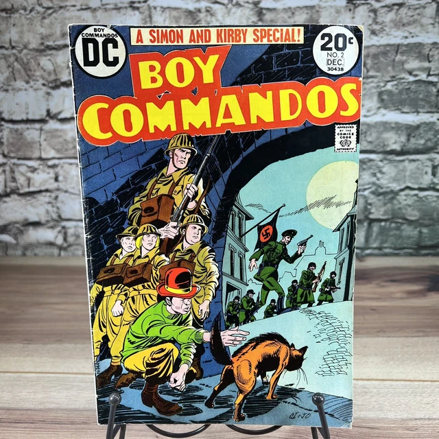 BOY COMMANDOS COMIC Book #2 DC Comics 1973 Excellent Con W /Bag N Board ...