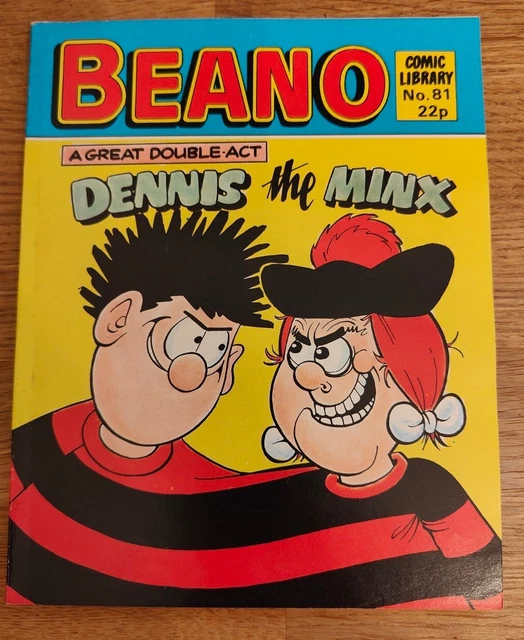 COMIC - CLASSIC Beano Comic Library No #81 Dennis & Minx Double Act VGC ...