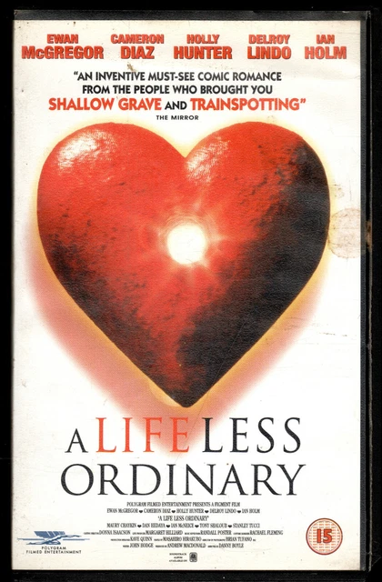 A LIFE LESS Ordinary Cameron Diaz Ewan McGregor Holly Hunter Big Box ...