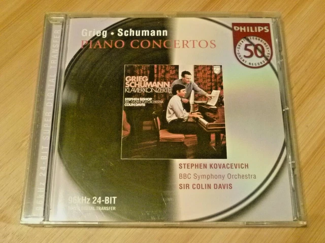 GRIEG/SCHUMANN: PIANO CONCERTOS Stephen Kovacevich/BBC SO/Colin Davis CD VGC EUR 4,61 - PicClick IT