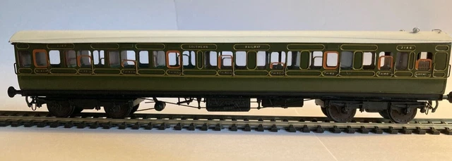 PROFESSIONALLY BUILT ROXEY SR 3rd class Pull Push trailer coach - OO ...