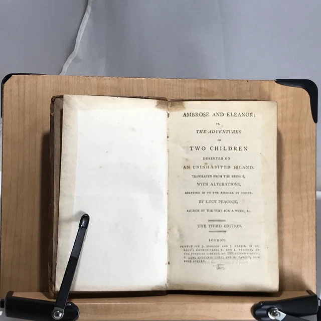 1807 AMBROSE AND Eleanor; or, The Adventures of Two Children - Full ...