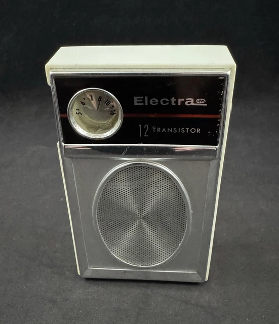 VINTAGE ELECTRA 12 Transistor Radio - Made in Hong Kong $25.00 - PicClick