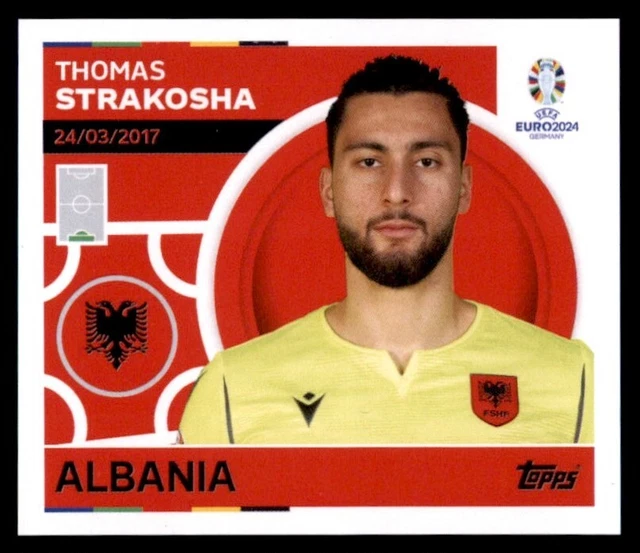 TOPPS EURO 2024 Sticker - Thomas Strakosha Albania No. ALB4 £1.00 ...