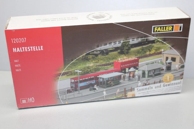 FALLER 120207 GEBÄUDEBAUSATZ Haltestelle Spur H0 OVP EUR 22,79 ...
