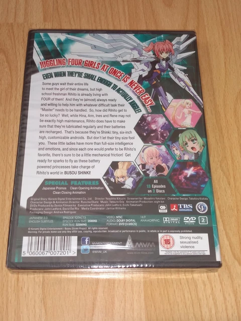 BUSOU SHINKI: ARMORED War Goddess Complete Collection DVD MVM Brand New ...