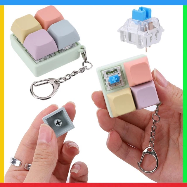 KEYBOARD FIDGET TOY 4 Keys Mechanical Keyboard Axis Tester(B Style 4 ...