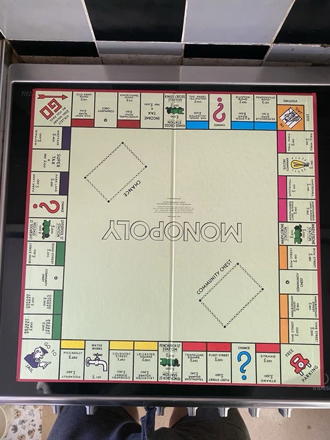 MONOPOLY BOARD GAME 1986 Vintage - Red Box - Waddingtons £16.10 ...