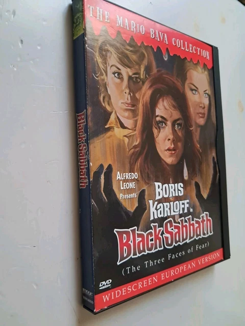 BLACK SABBATH 3 FACES OF FEAR Mario Bava DVD 2000 Image 1^ edition in ...