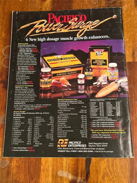 POWERLIFTING USA MUSCLE strongman bodybuilding magazine ED COAN 9-89 £ ...