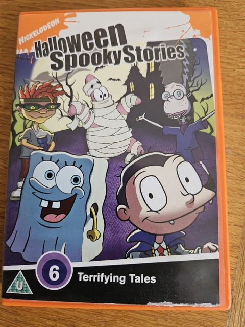 NICKELODEON HALLOWEEN SPOOKY Stories Dvd 6 Tales Rugrats / Spongebob ...