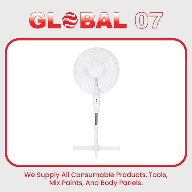 STATUS 16 INCH 3 Speed Oscillating Stand Fan £27.99 - PicClick UK