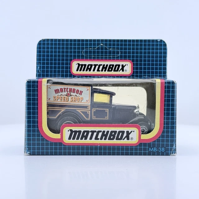 MATCHBOX MB 38 Ford model T - BLUE VAN - MATCHBOX SPEED SHOP £7.50 ...