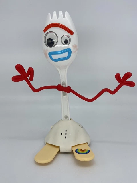 TOY STORY 4 Talking Forky Disney Pixar Thinkway Push Along Walking ...