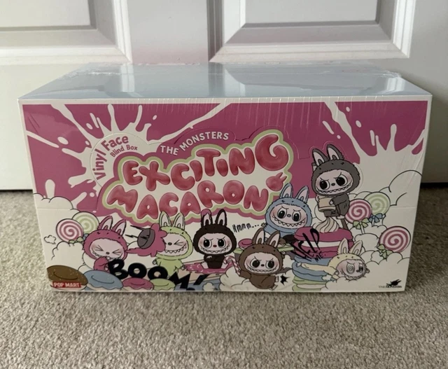 POP MART LABUBU The Monsters Exciting Macarons Vinyl Sealed Case 6 Box ...