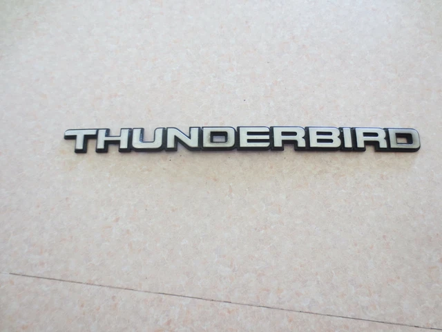 ORIGINAL FORD THUNDERBIRD car plastic badge /// emblem - - - -- --- $35 ...