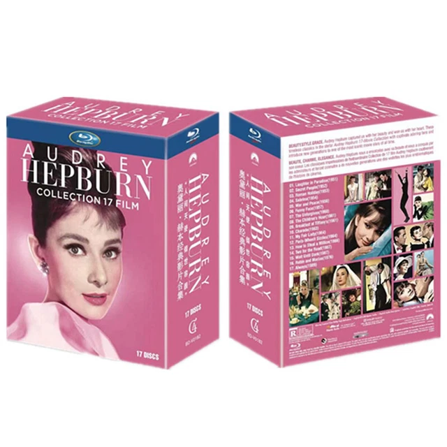 BD AUDREY HEPBURN 17 Classic Movies Collection ( Blu-ray ) 17-Disc New ...