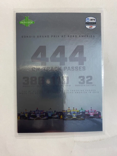 ROAD AMERICA 2024 Parkside NTT INDYCAR #MM-30 Card Marquee Moments EUR ...