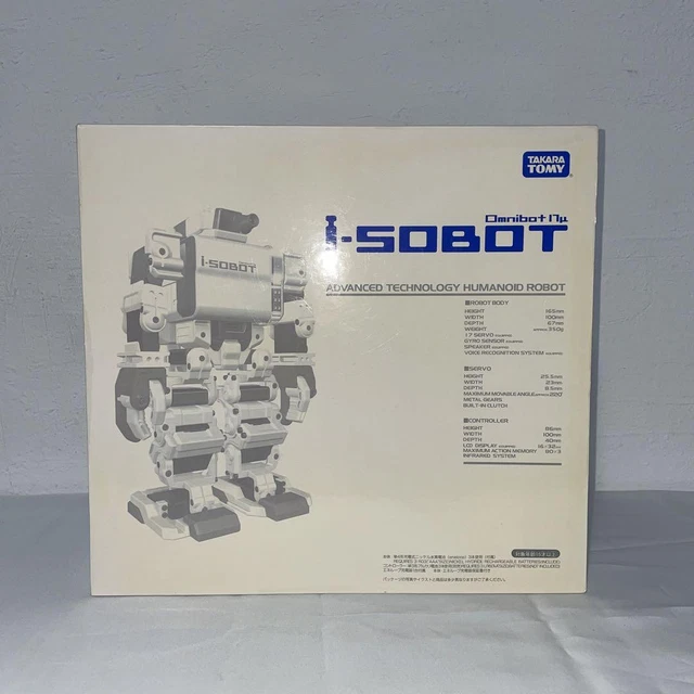 TAKARA TOMY I-SOBOT Two-Legged Walking Robot £417.04 - PicClick UK