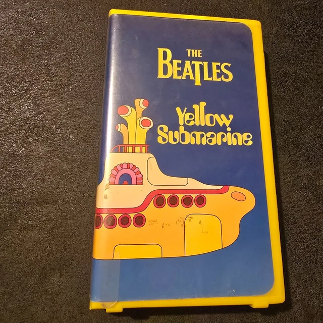 THE BEATLES YELLOW Submarine Clamshell VHS Animated Ringo Starr Paul ...